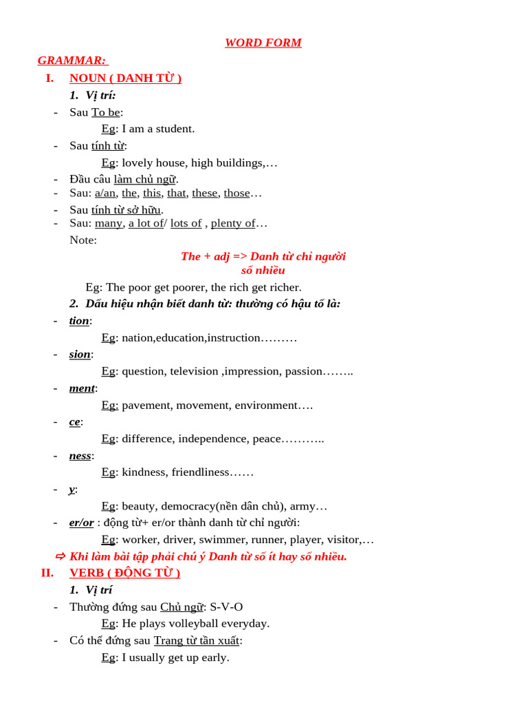 Word Form | PDF