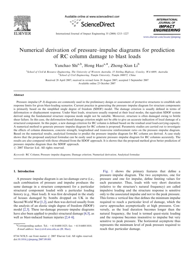 2088-Shi Et Hao PI Diagram | PDF | Deformation (Engineering) | Strength ...