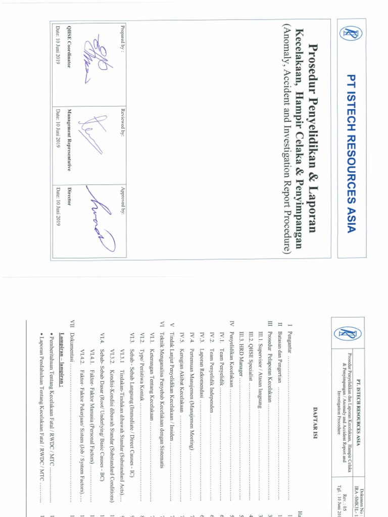 Ira SMK3L 18 - 2019-Revisi | PDF