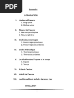 Fiche de Lecture Candide de Voltaire | PDF | Candide | Voltaire