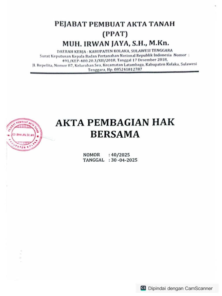 Akta APHB | PDF