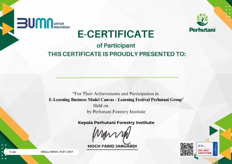 Sertifikat BMC | PDF