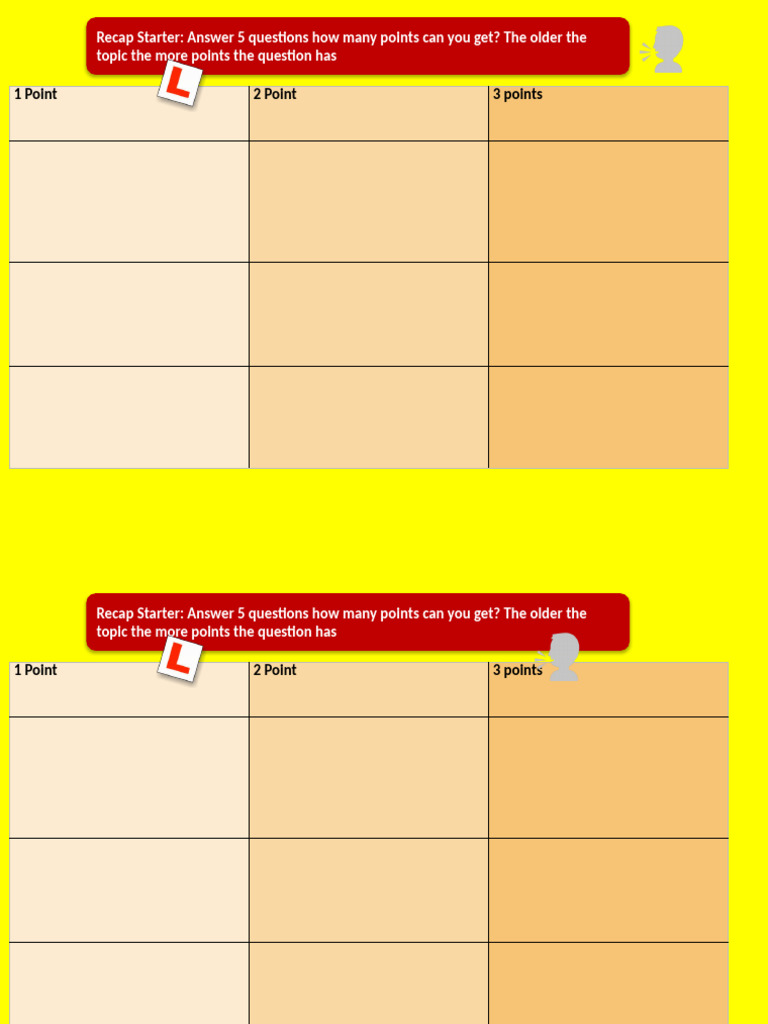 Starter Template 5 Questions | PDF