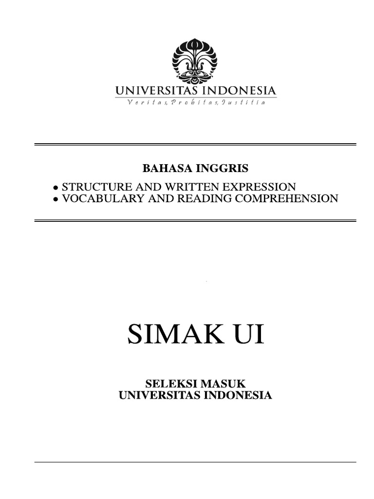 Latihan Soal Simak UI | PDF