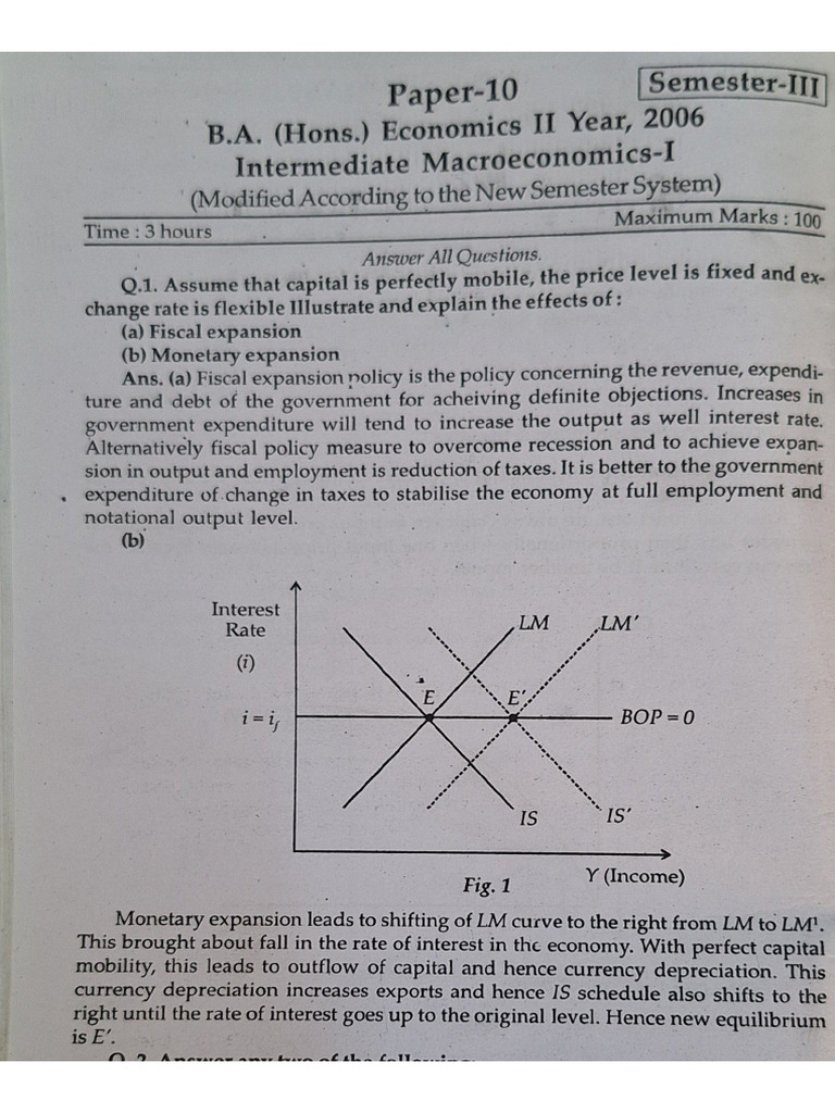 Open Model - Past Papers | PDF
