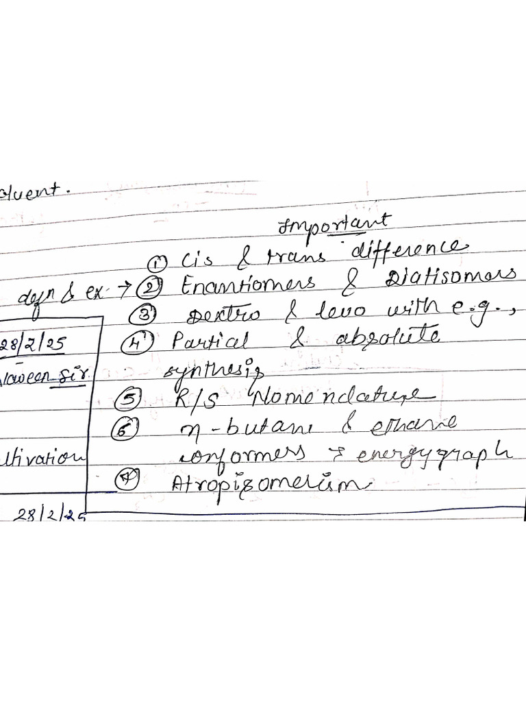 Organic 3 MST Imp Ques | PDF
