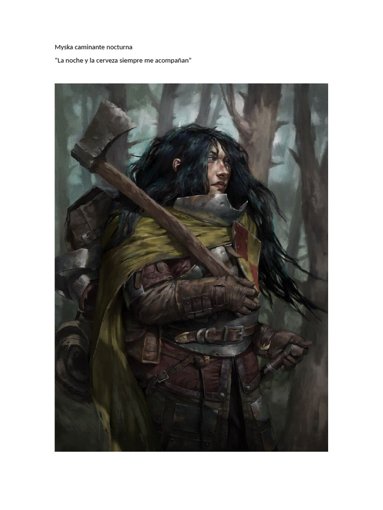 Myska Caminante Nocturna | PDF