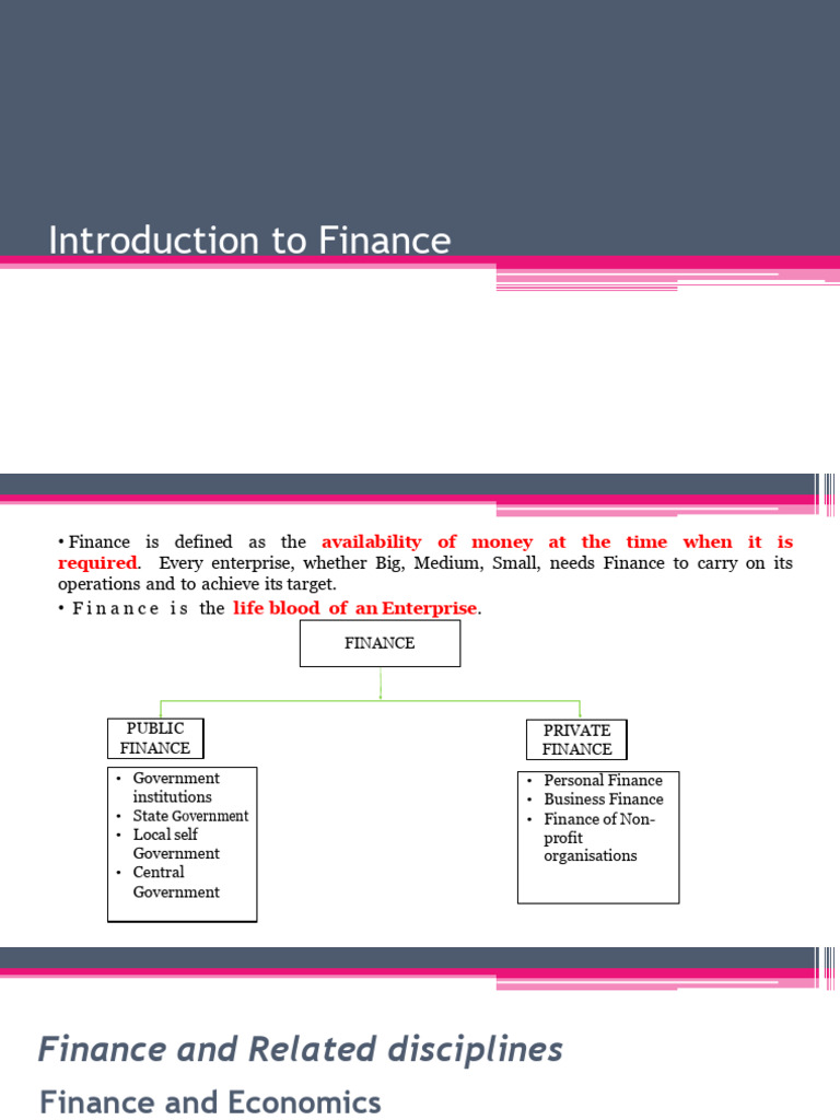 1) Introduction To Finance Final | PDF | Economics | Capital Structure