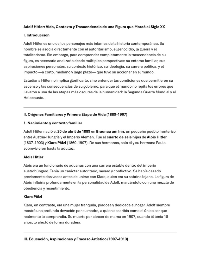 Hitler: Vida y Legado del Nazismo | PDF | Alemania nazi | fiesta nazi