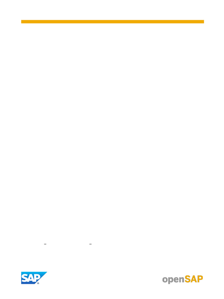 openSAP sf3 Week 1 Transcript | PDF | Human Resource Management | Cloud Computing