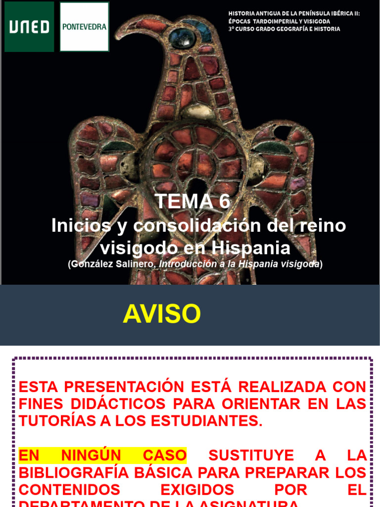 Presentacio - N Tema 6 HAPI II 24-25 | PDF | Antigüedad tardía