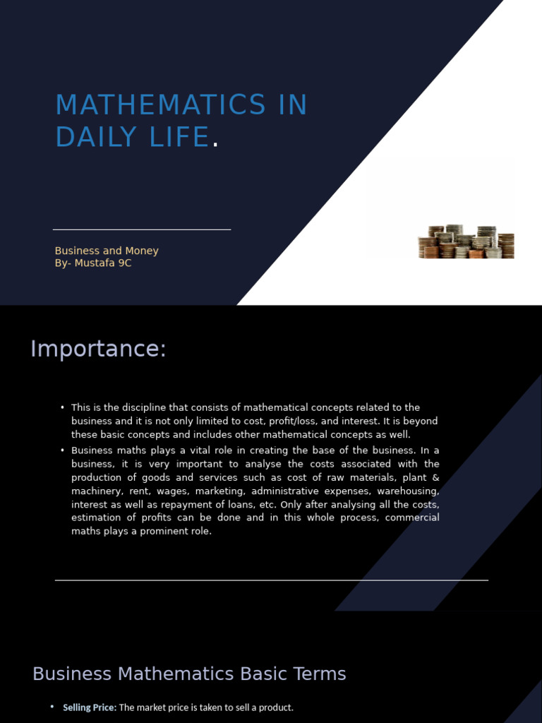 Maths AIL Project Mustafa 9C | PDF