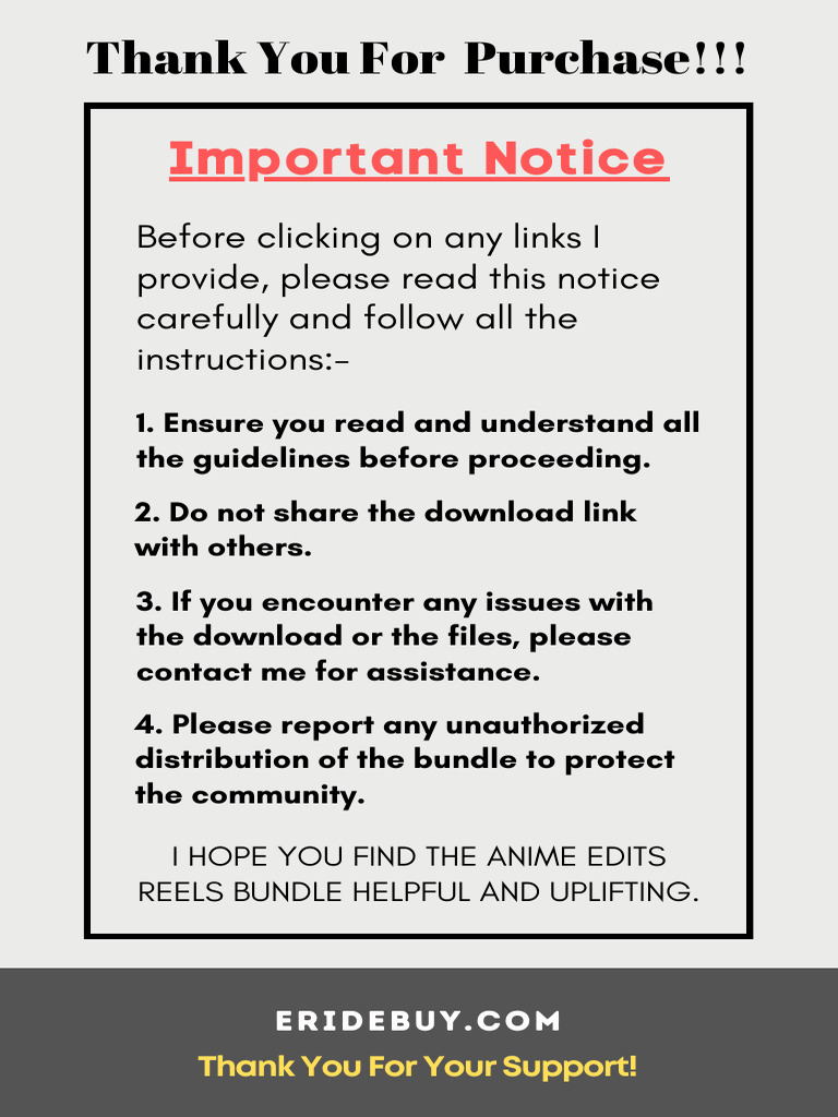 Important Notice for Product Returns | PDF