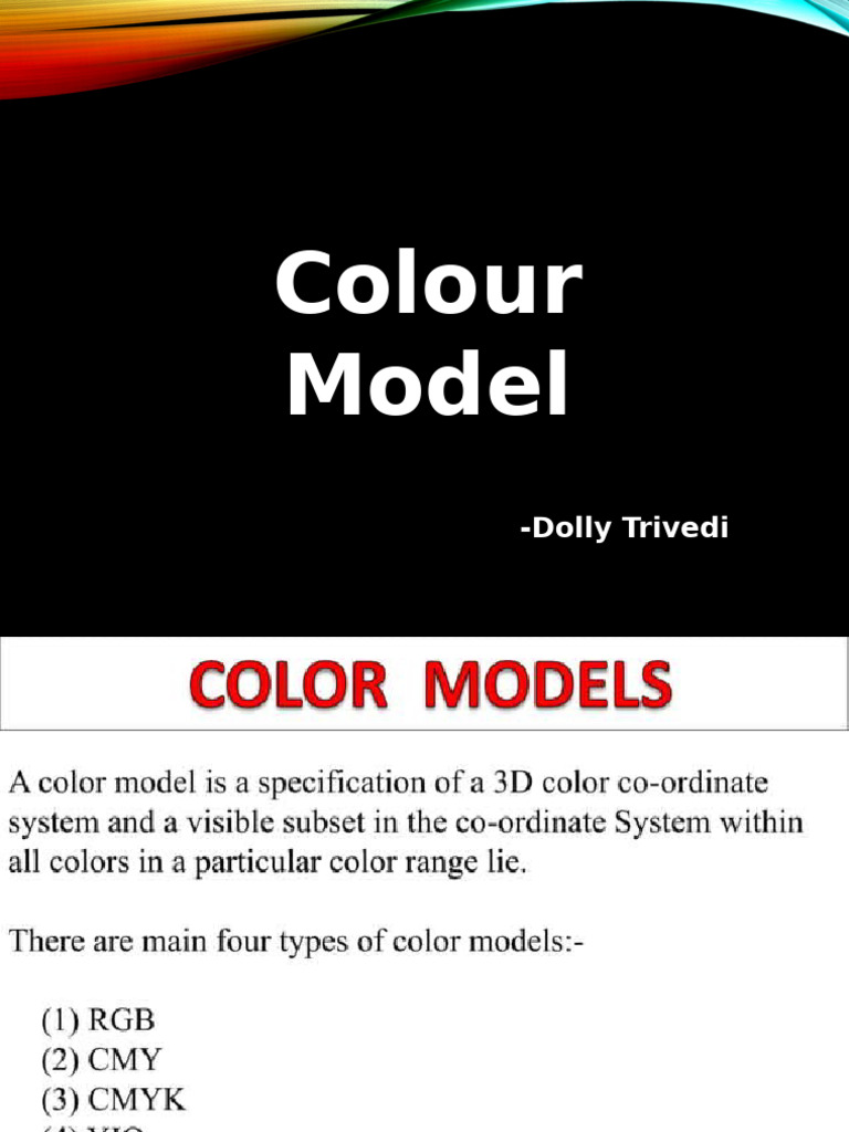 Colour Models | PDF
