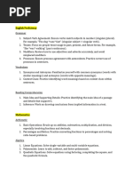 PMMA 2025 Entrance Exam Reviewer | PDF | Grammatical Number | Verb