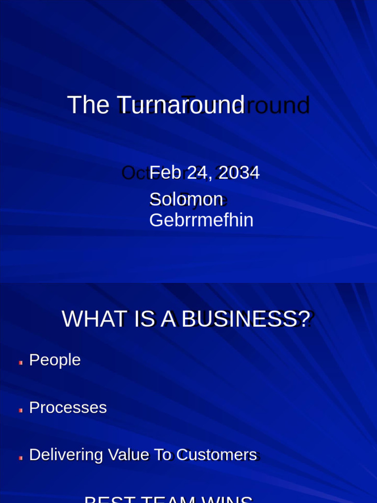 Art Byrne Lean Turnaround 10-8-14 San Francisco | PDF | Business ...
