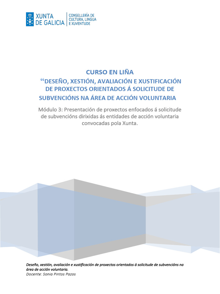 Modulo 3 - Presentacion de Proxectos - Gal | PDF