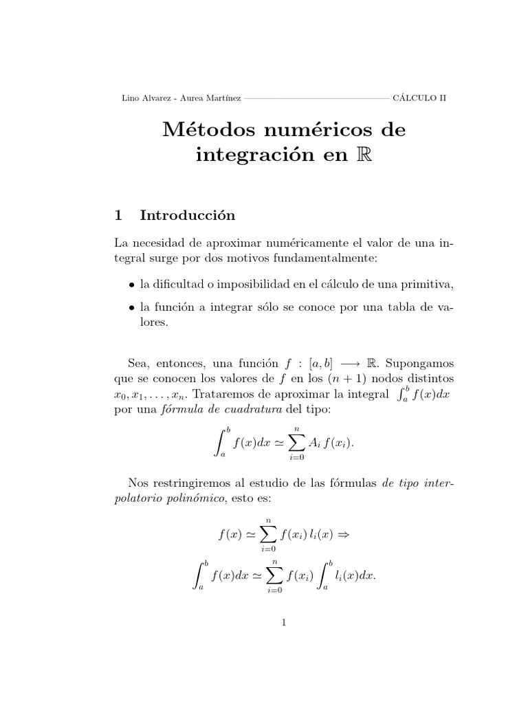 Tema2 Lino | PDF | Integral | Relaciones matematicas