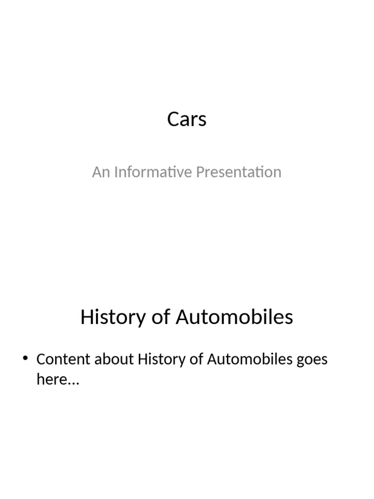 Comprehensive Guide to Automobiles | PDF