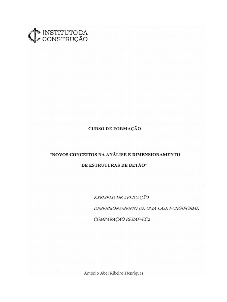 Cap3 2 Exemplo Laje Fungif Alig | PDF