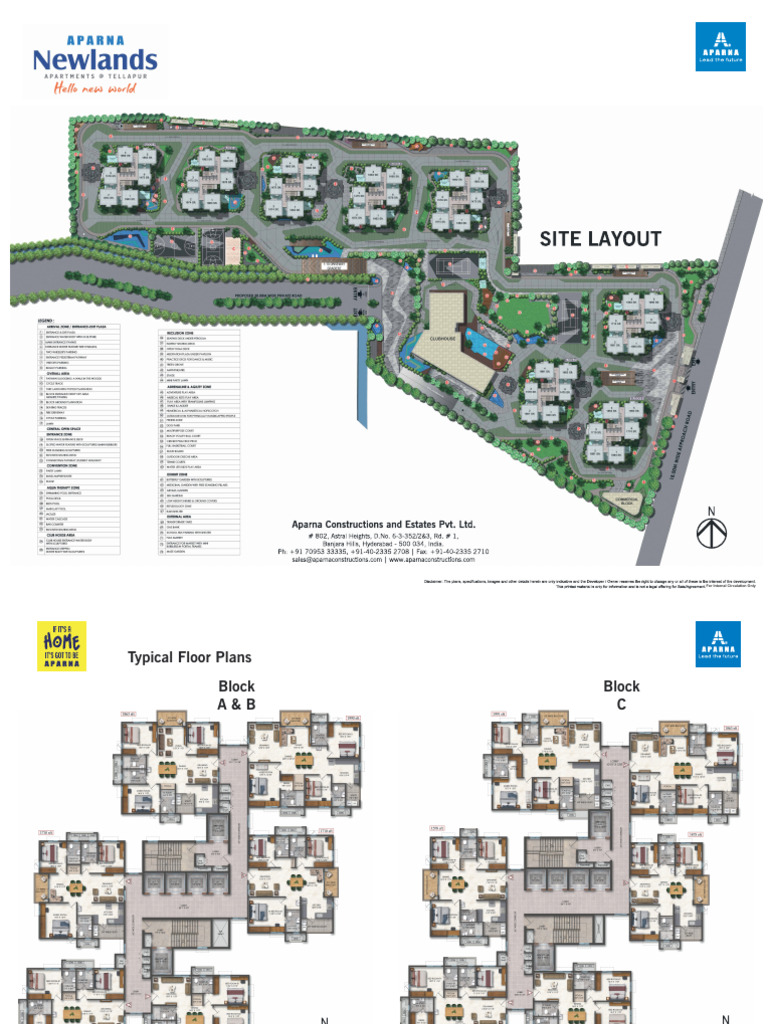 Typical Floor Plans for Blocks A-H | PDF