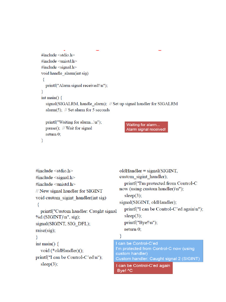 LP Week - 8 Signal Handling | PDF