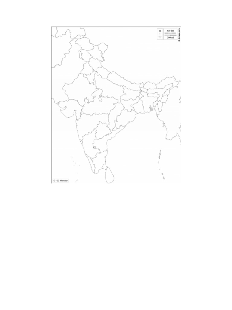 Map Blank Practice | PDF