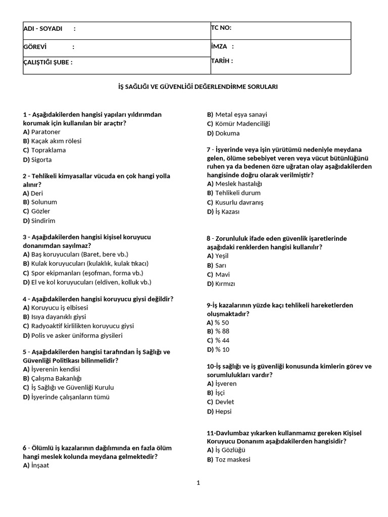 2025 Isg - SINAV - SORULARI | PDF