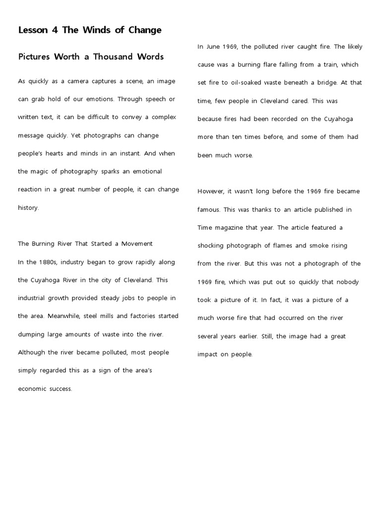 Lesson 4 The Winds of Change | PDF | Child Labour | Harriet Beecher Stowe