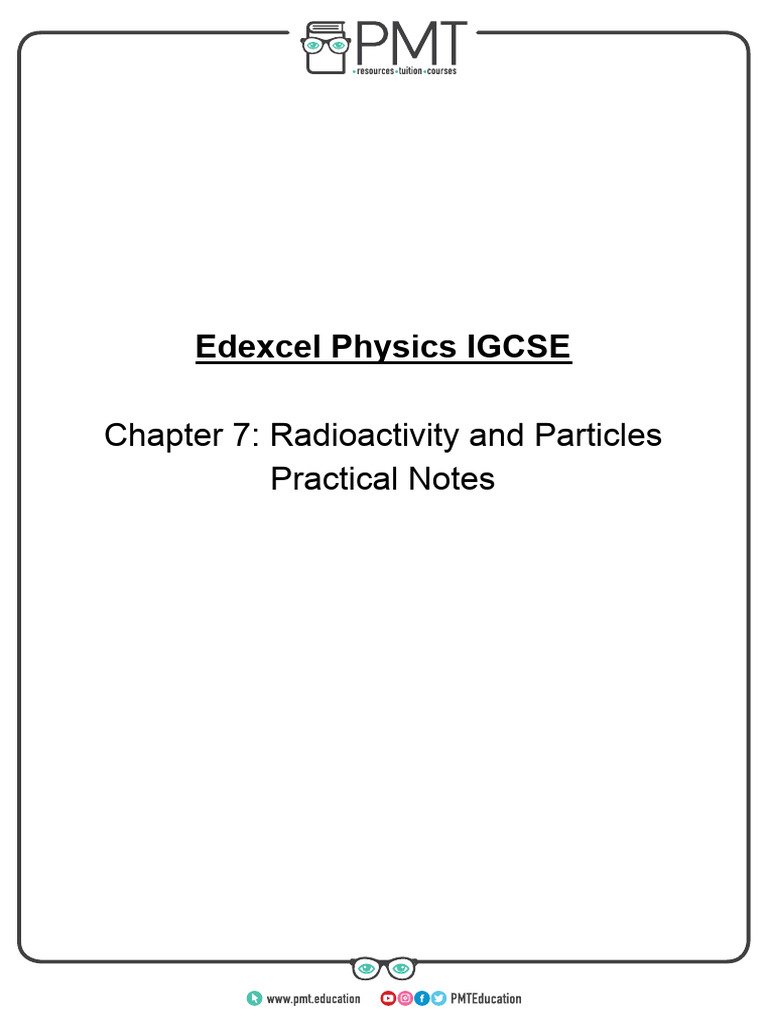Radioactivity Experiment: Radiation Penetration | PDF | Radiation ...