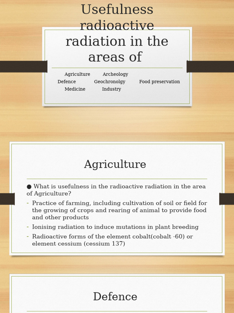 Presentation Slide About Radioactive F4 | PDF | Radioactive Decay ...