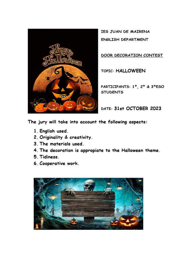 Door Decoration Contest | PDF