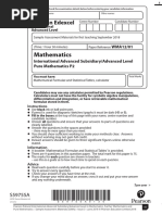Ial Mathematics Formula Book | PDF | Mathematics