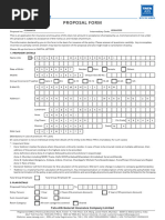 Yuva Bharat Health Policy Proposal Form | PDF | Insurance | Underwriting