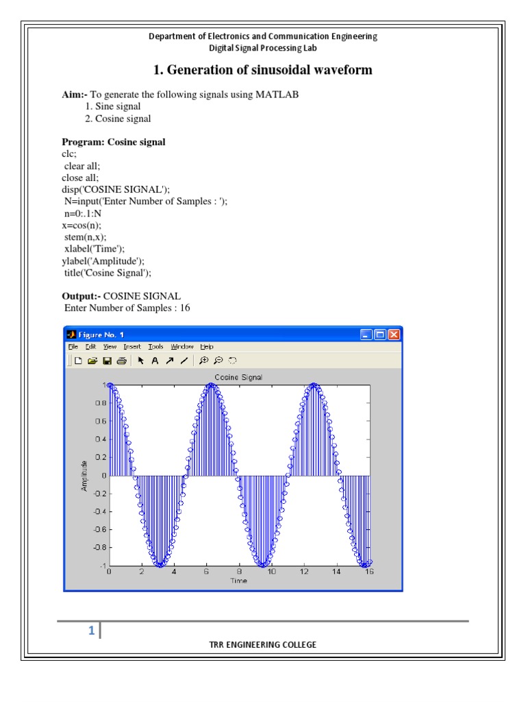 Design and Analysis of Digital Filters Using MATLAB | PDF | Spectral Density | Signal ...