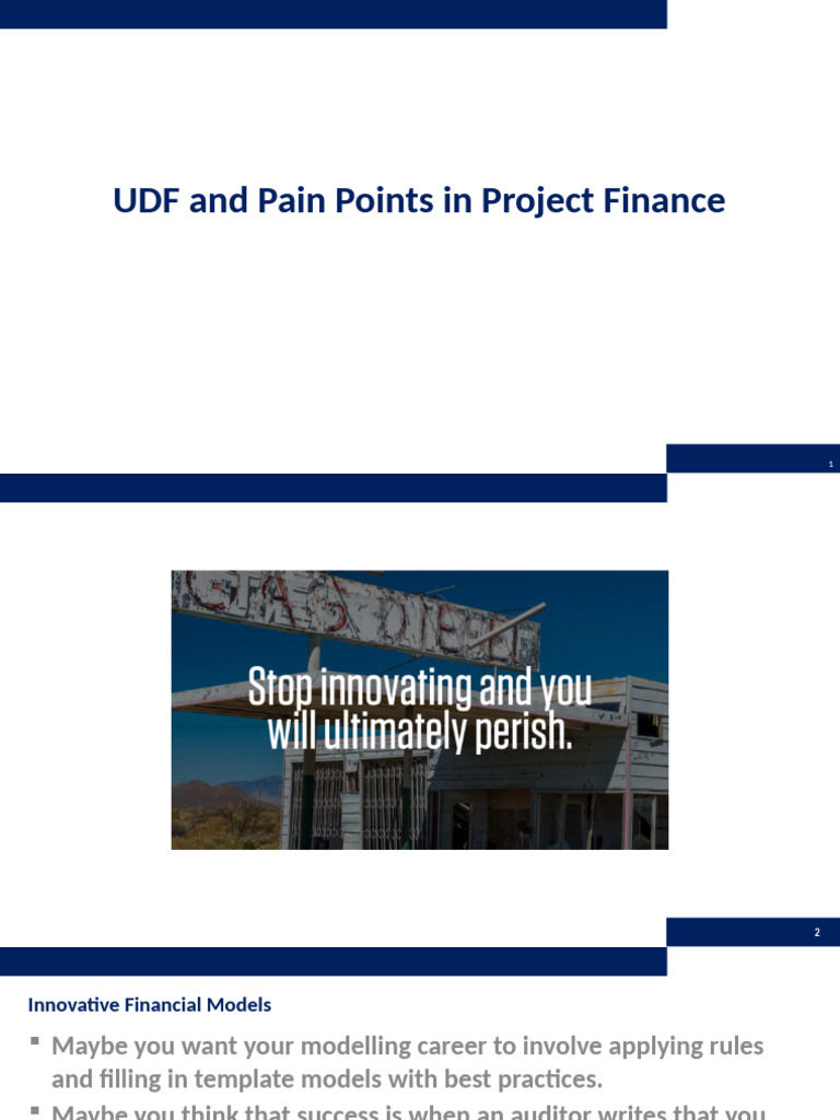 Pain Points in Project Finance | PDF