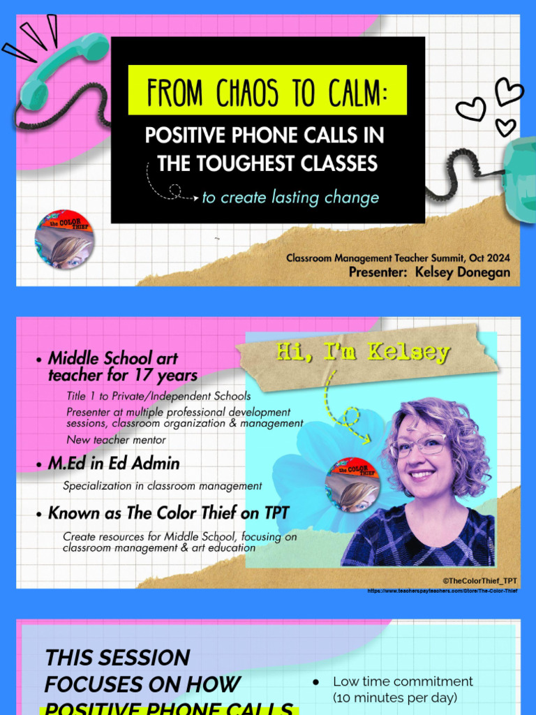 TSCM24 Kelsey Donegan - Presentation Slides - From Chaos to Calm | PDF