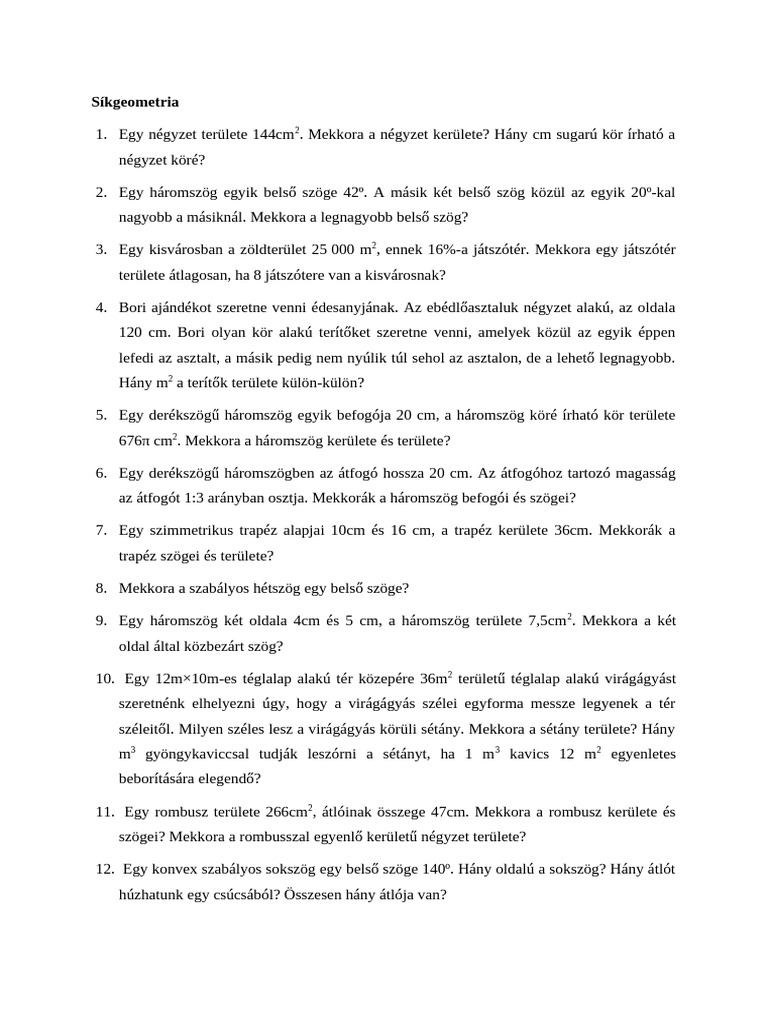 Geometria Sin Cos | PDF