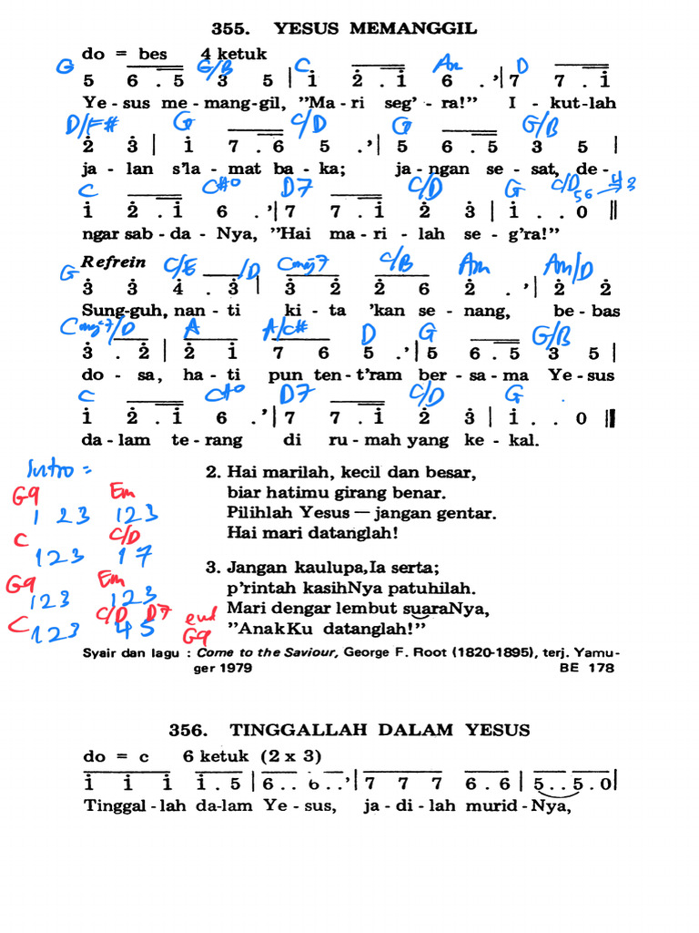 KJ 355 Yesus Memanggil | PDF