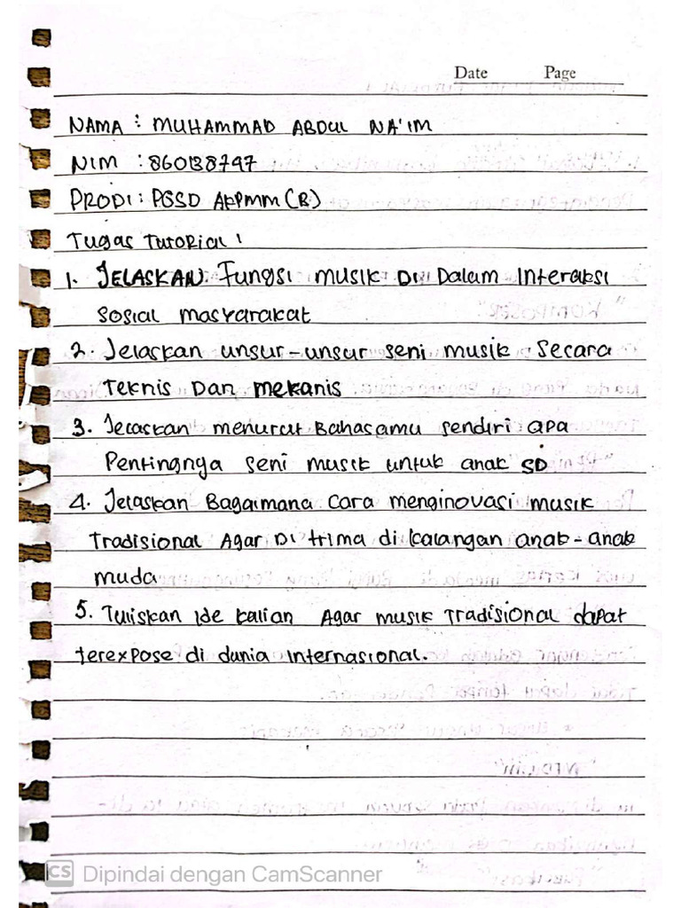 Muhammad Abdul Naim TT1 | PDF