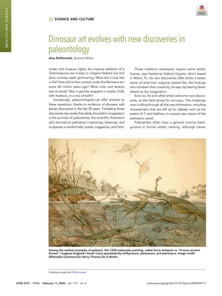Paleontology And Biology Pdf Paleoart Tyrannosaurus