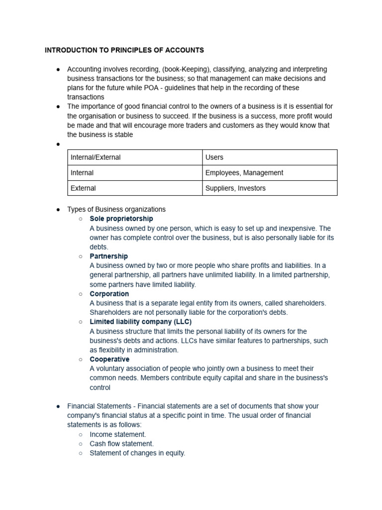 POA Crash Course - Session 1 | PDF | Depreciation | Bad Debt