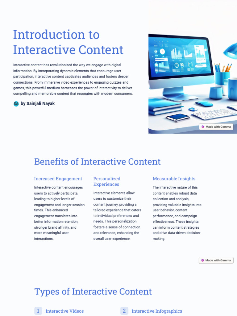 Introduction-to-Interactive-Content | PDF | Augmented Reality | Virtual ...