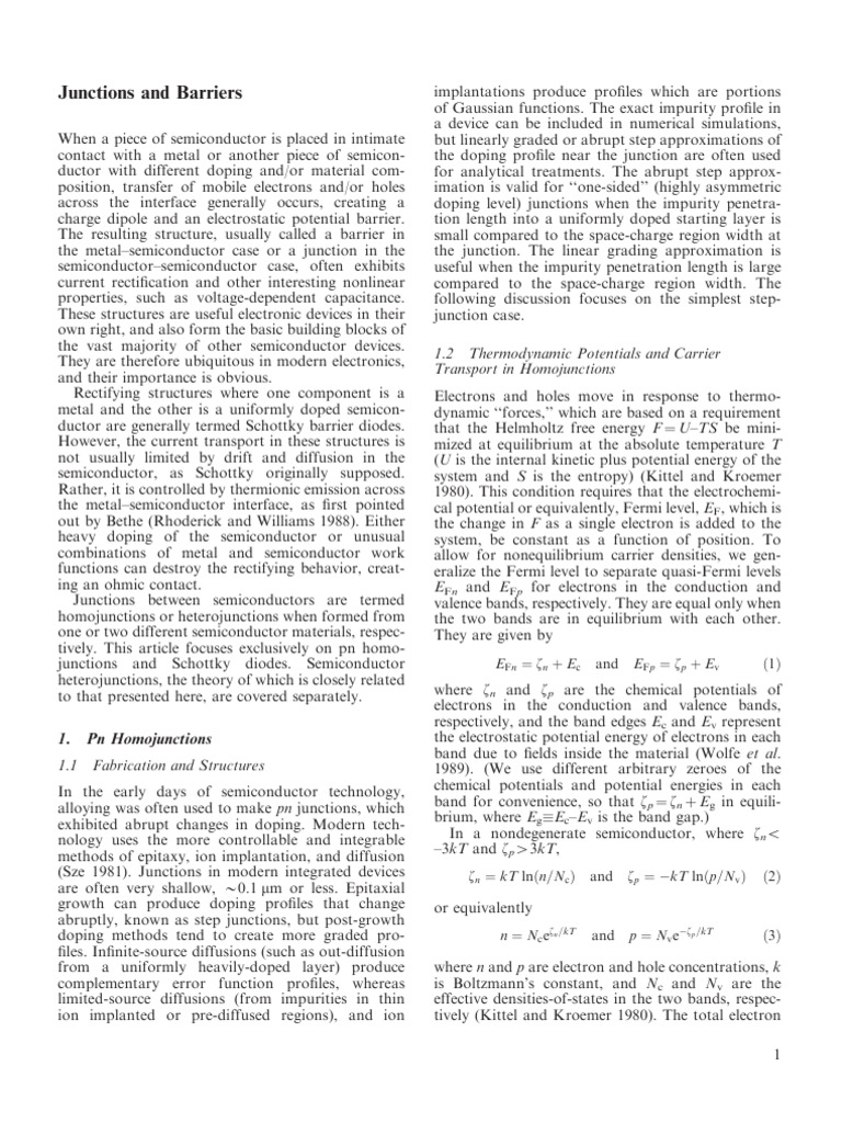 3-s2.0-B0080431526018969-main | PDF | P–N Junction | Doping (Semiconductor)