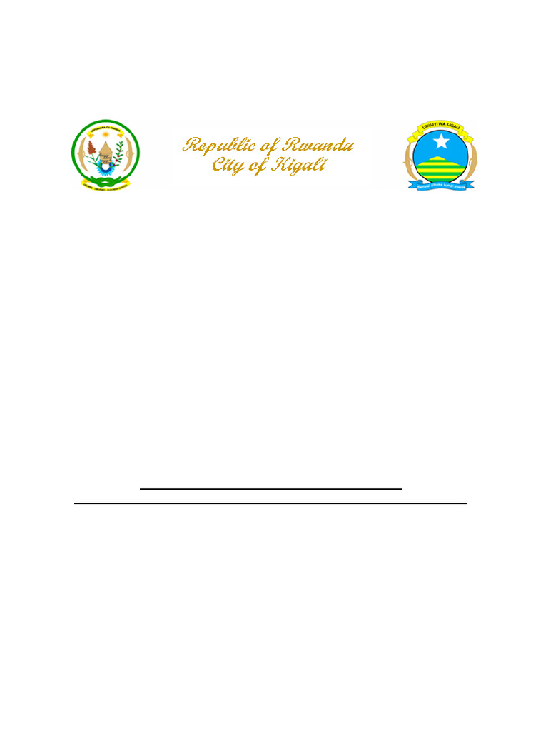 Rwanda - Storm Water Master Plan - ToR | PDF | Flood | Stormwater