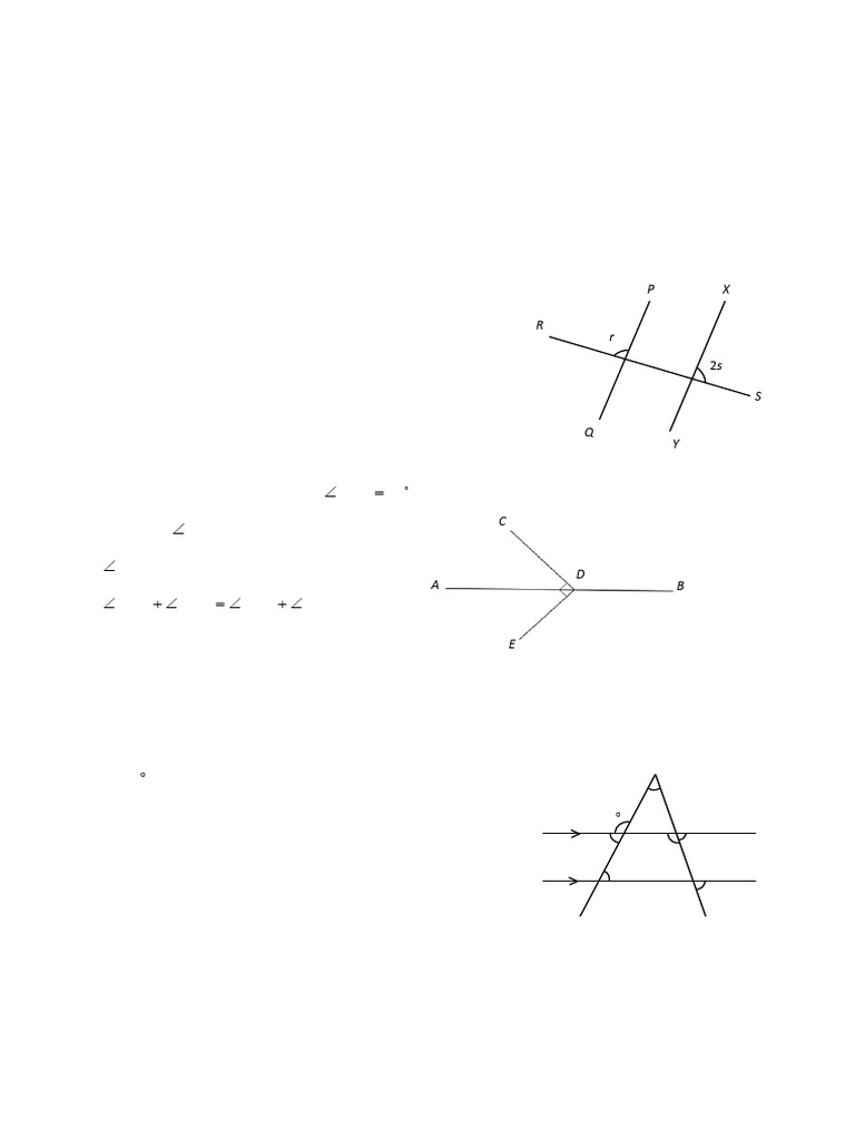 Good Hope School 11-16-1B Ch.11 Angles Related To Lines MC | PDF ...