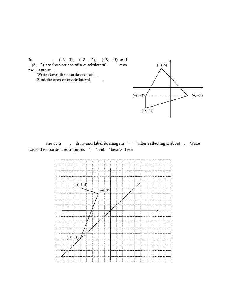 Good Hope School 11-16-1B Ch.10 Introduction To Coordinates CQ | PDF ...