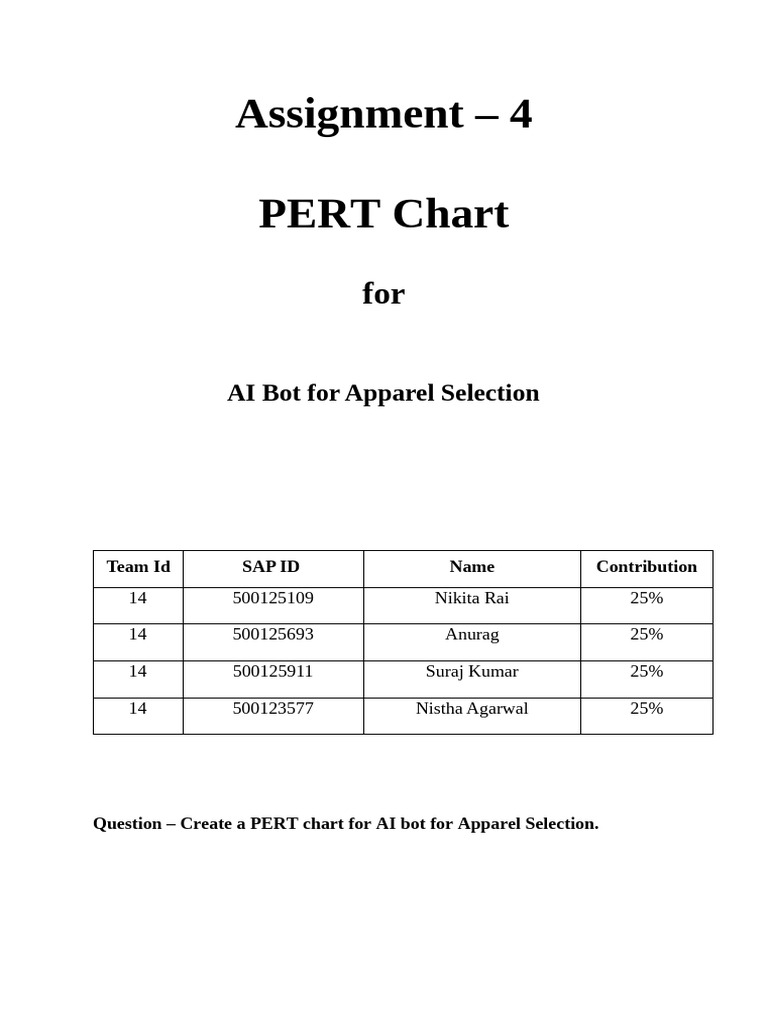 14 PERT Chart | PDF