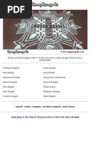 Easy 5-Dot Rangoli Designs for Beginners | PDF | South India ...
