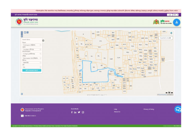 Screenshot 15-5-2025 165015 Map - Land.gov - BD | PDF